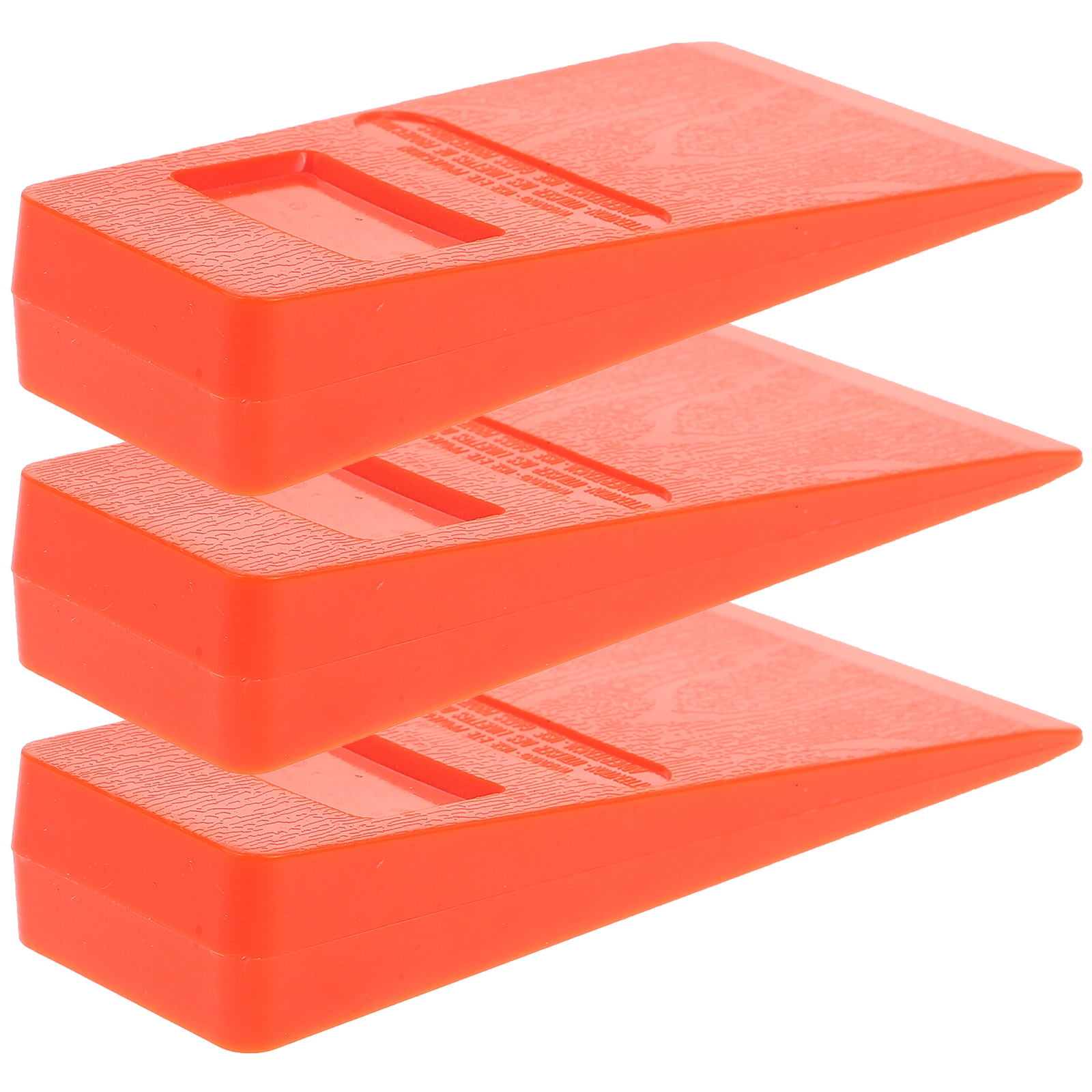 TABLZONE 3Pcs Professional Felling Wedge Orange Plastic Tool Increase ...