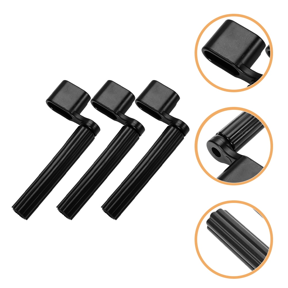 TABLZONE 3pcs Guitar Winder Black ABS String Winding Tool for Musicians ...
