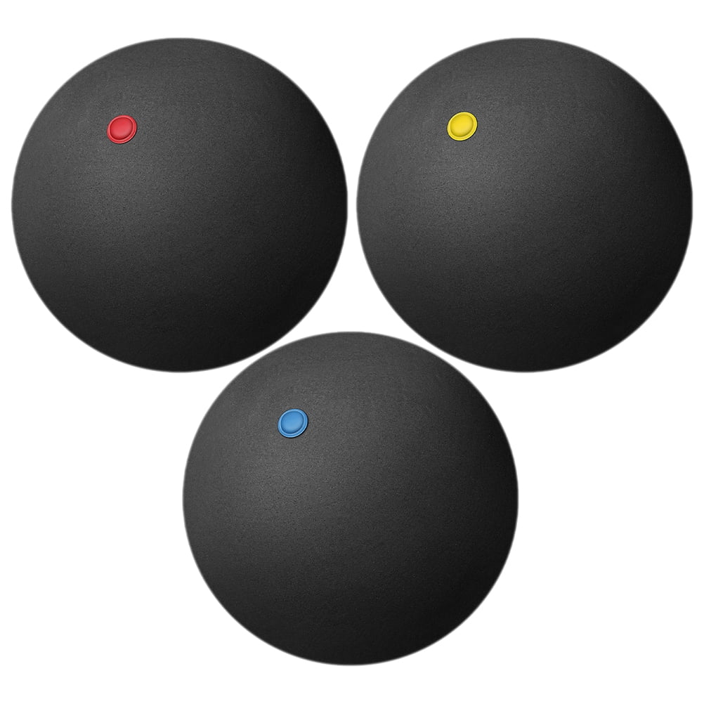 TABLZONE Racquetball Practice Balls Rubber High Bounce Assorted Color ...