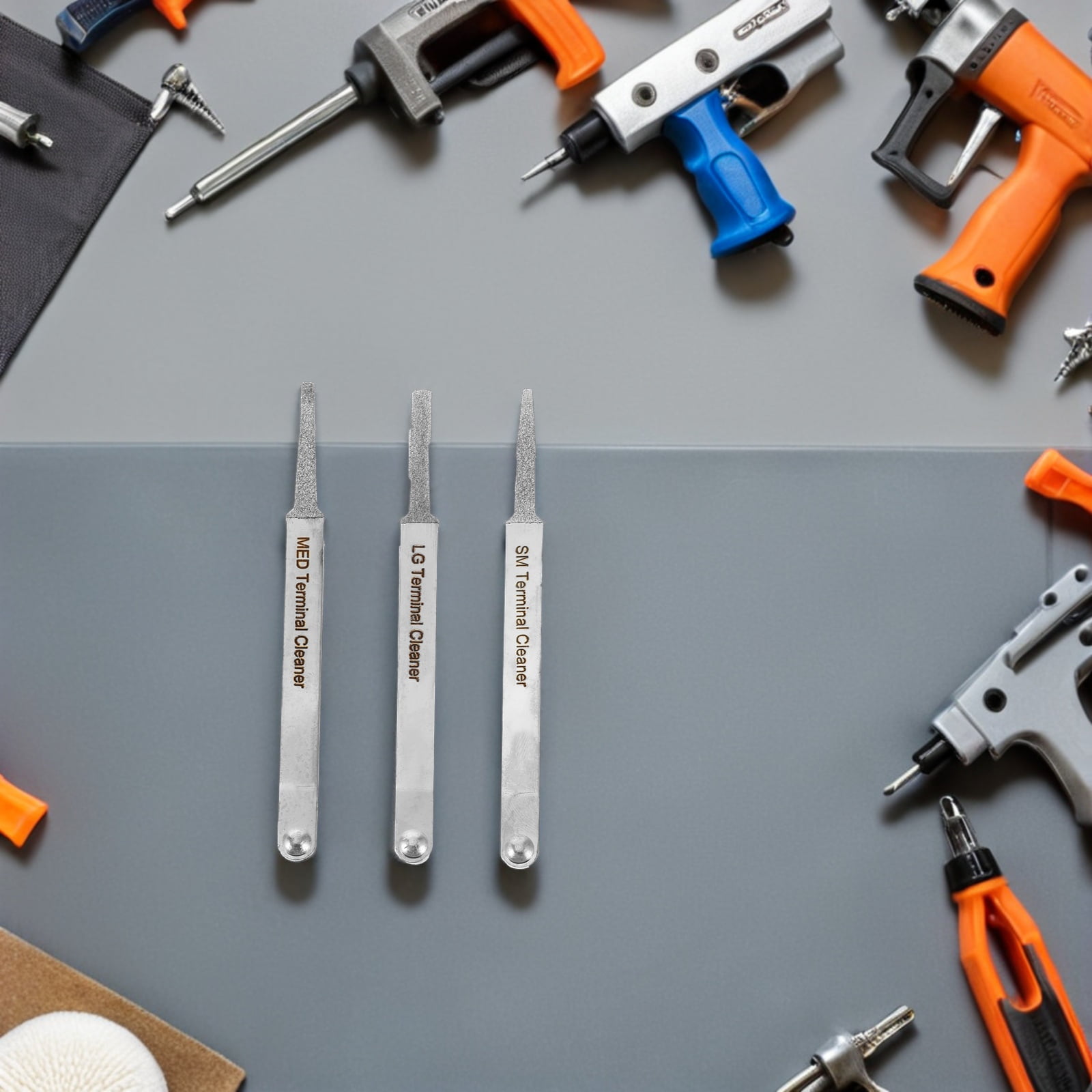 TABLZONE 3pcs Electrical Terminal Cleaner Set High Carbon Steel for ...