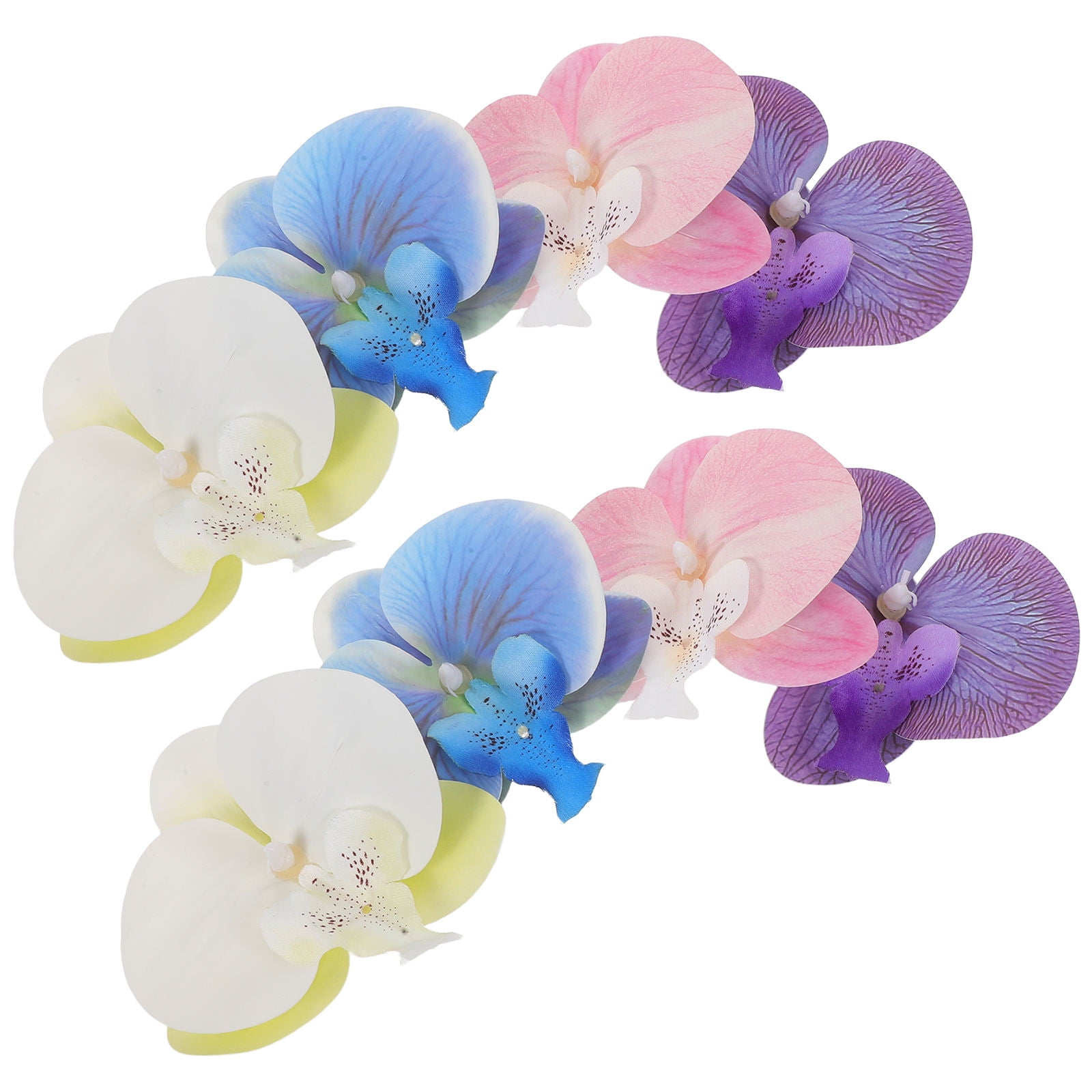 TABLZONE 4 Pairs Butterfly Orchid Design Shoe Clips Assorted Color For ...