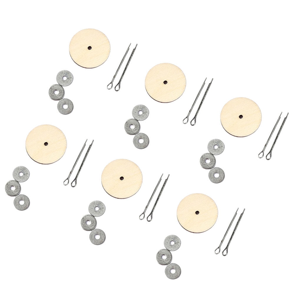 TABLZONE 40 Sets Doll Joint Parts Silver Wooden Multi-purpose for DIY ...