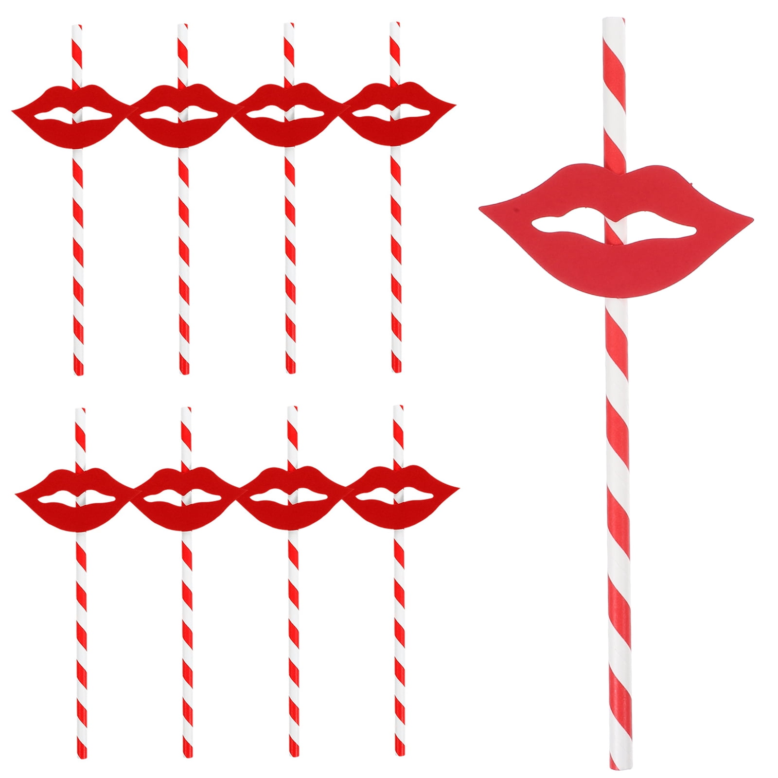 TABLZONE 40Pack Paper Mouth Smile Lips Decorations for Party Organizers ...