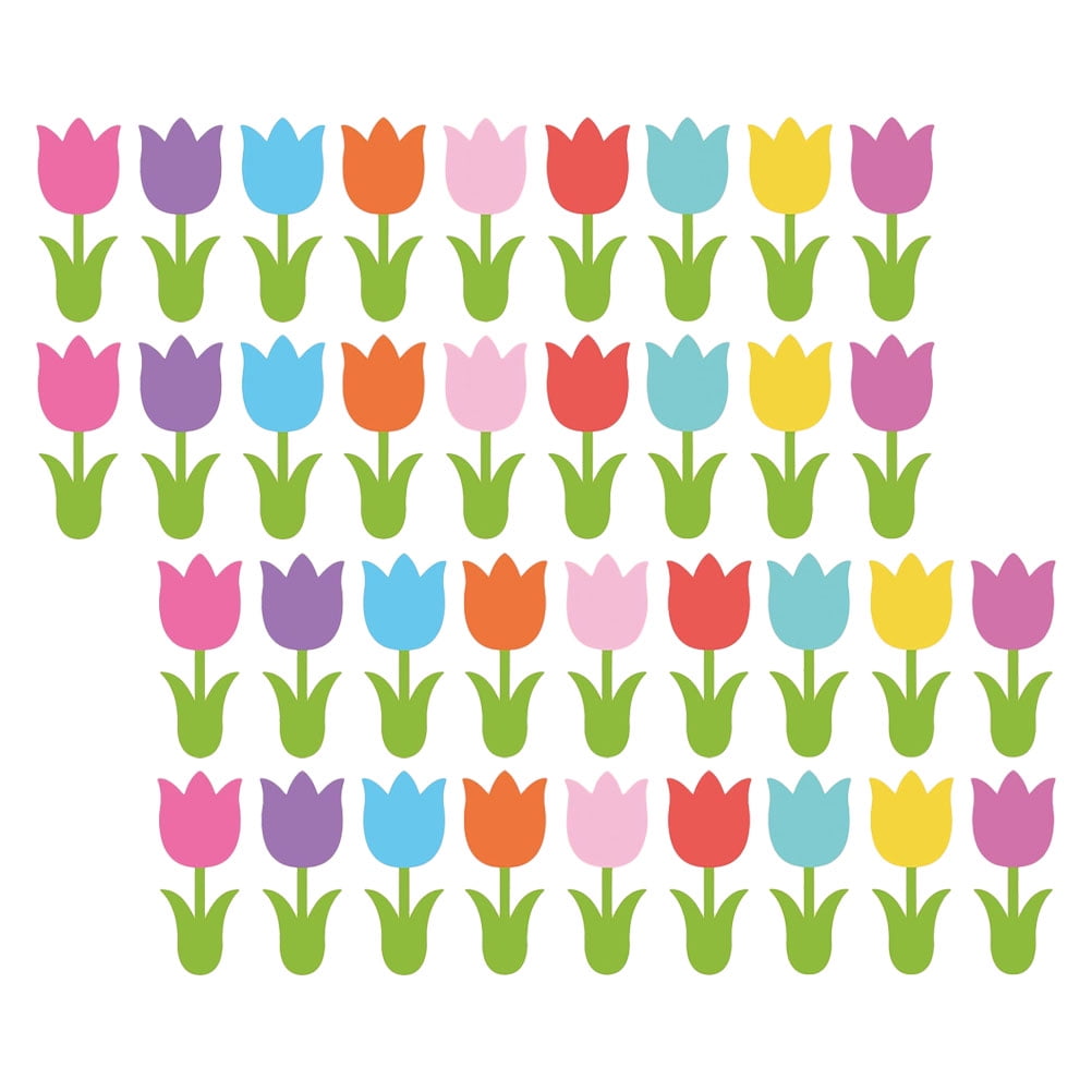 TABLZONE 45pcs Flower Making Kit with Assorted Color Paper Cutouts for ...
