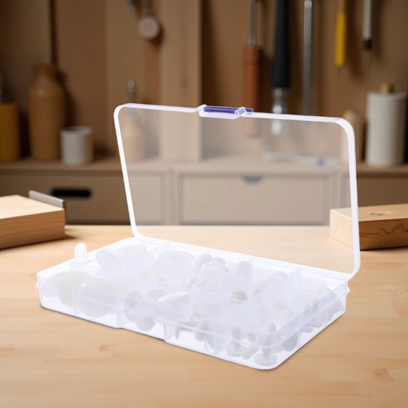 TABLZONE Bear Joints 45Pcs White Plastic Safety Joints for Craft ...