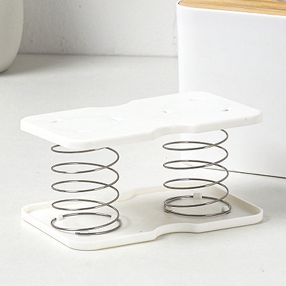 TABLZONE 4Pcs Automatic Lifting Tissue Box Spring Holder White Strong ...