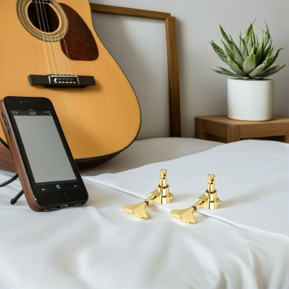 TABLZONE 4Pcs Bass Tuning Pegs with Alloy Construction Gold Finish for ...