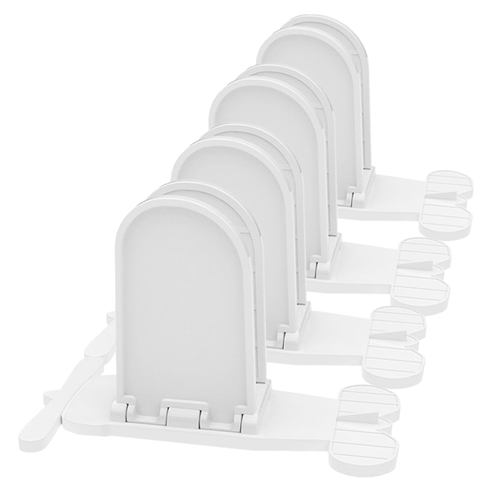 TABLZONE 4Pcs Easy Install Window Locks White Plastic Sliding Locks for ...
