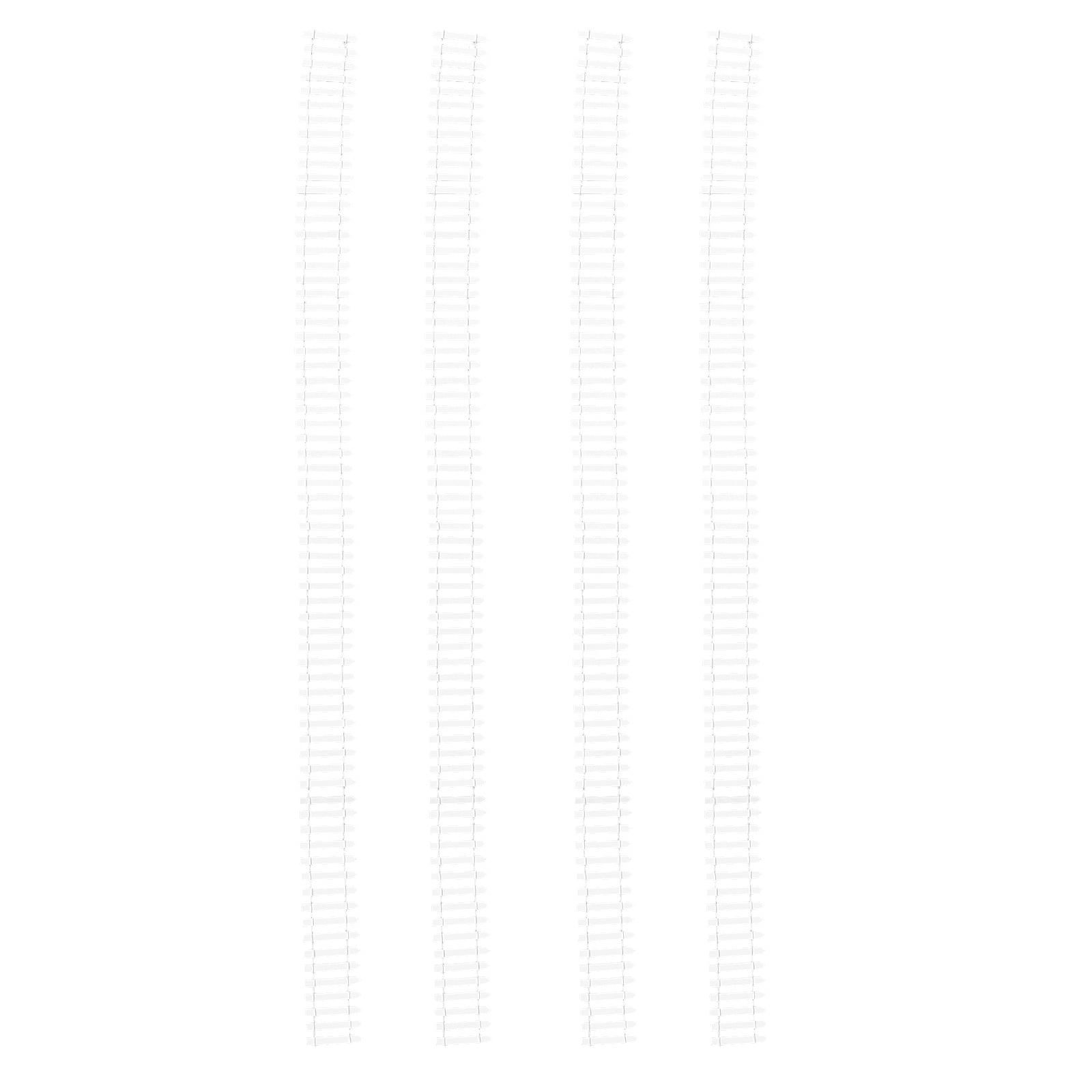 TABLZONE 4-Piece White Decorative Fence Set for Bonsai Plant Pots ...