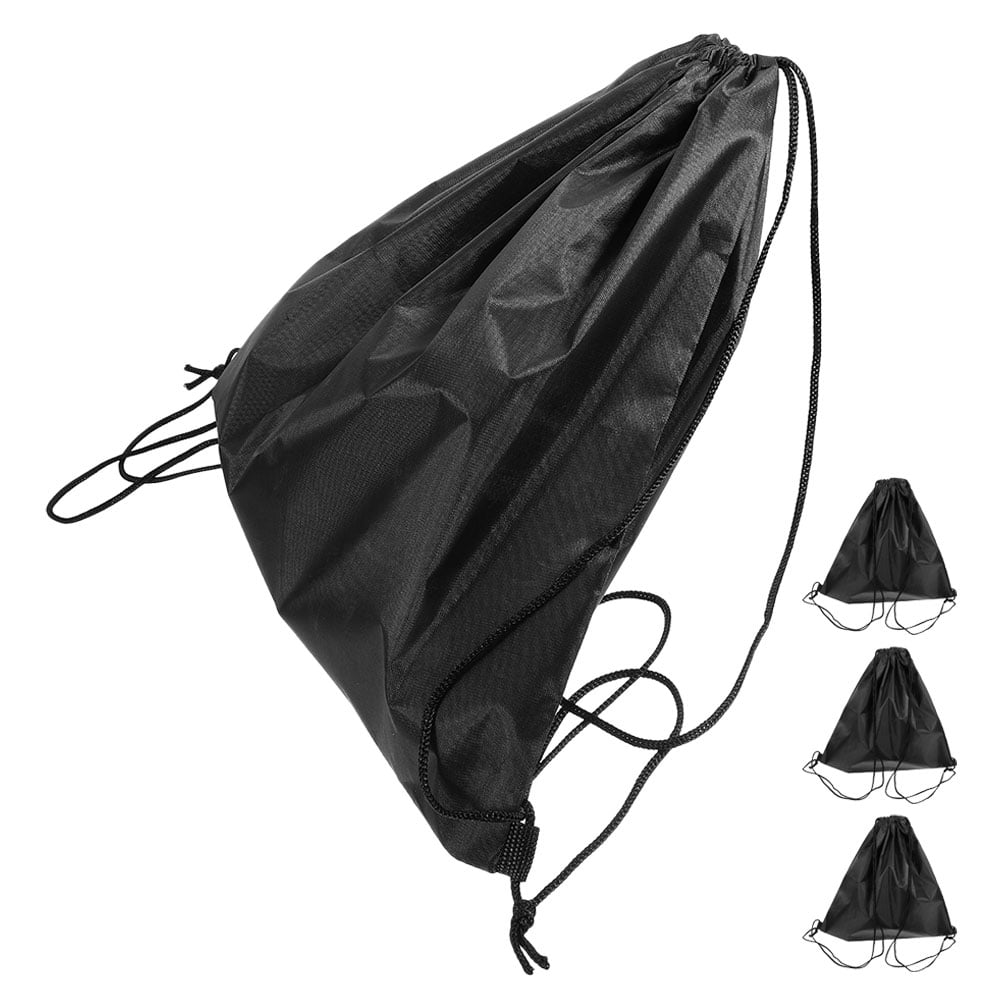 TABLZONE Gym Backpack Storage Black Oxford Cloth 4Pcs - Walmart.com