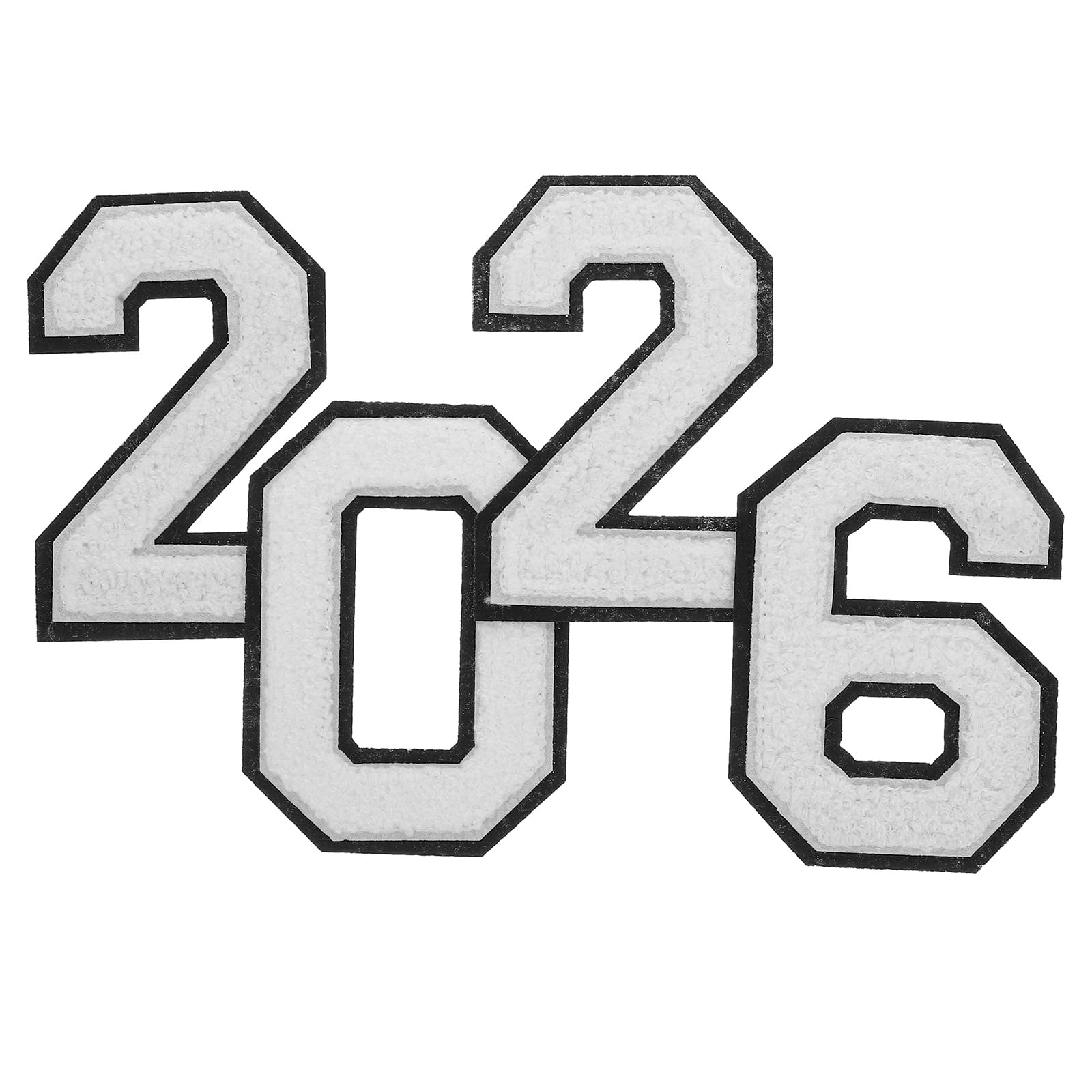 TABLZONE 4pcs Class of 2026 Patches For Graduation Outfits Bags Hats ...