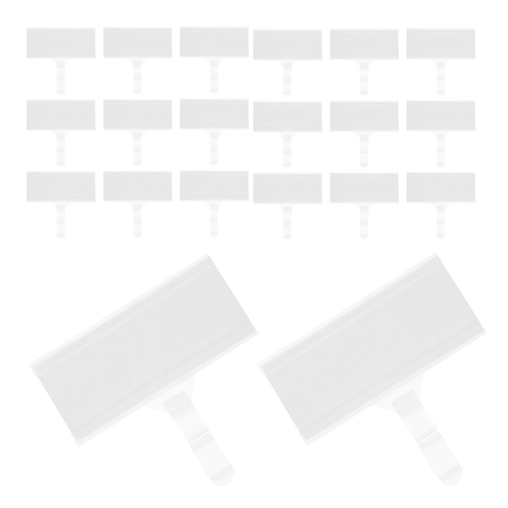 TABLZONE 50Pcs Clip On Sign Holders for Metal Racks in Bookstores and ...
