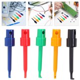 TABLZONE 50Pcs Electrical Test Clips for Multimeter Assorted Color Hook ...