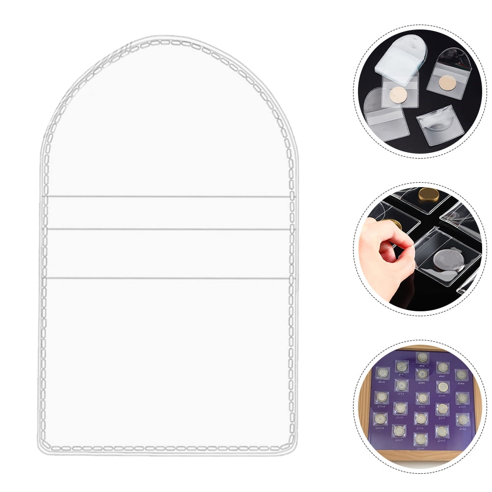TABLZONE 50Set Coin Sleeves Collector Sleeve For Small Items Storage ...