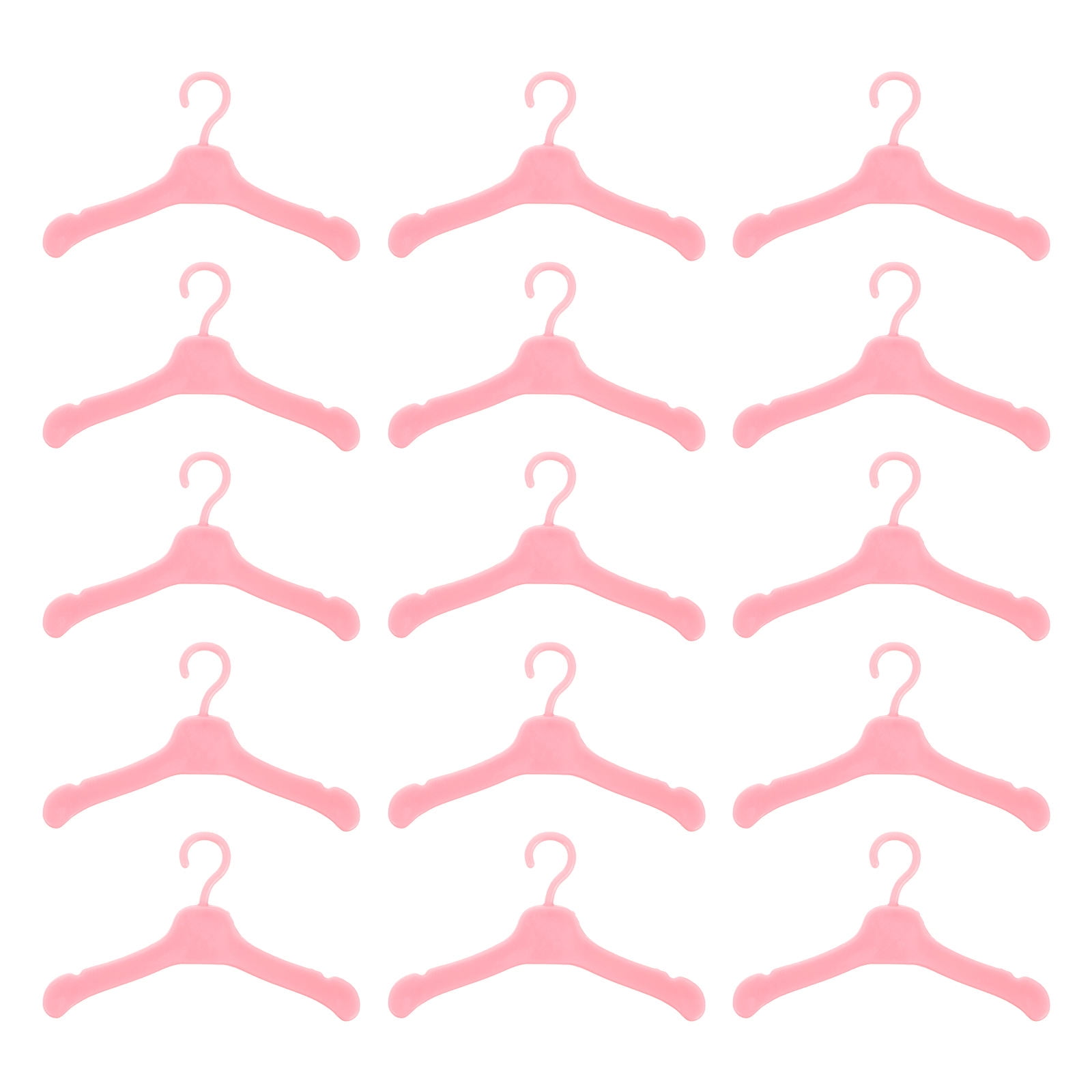 50pcs Mini Doll Clothes Hangers - Doll Clothes Rack Display Rack for ...