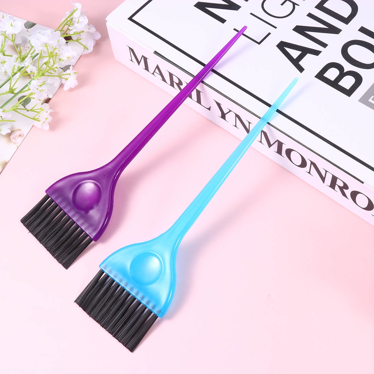 TABLZONE 5Pcs Hair Color Combs Dying Brush for Applying Color Dye Cream ...