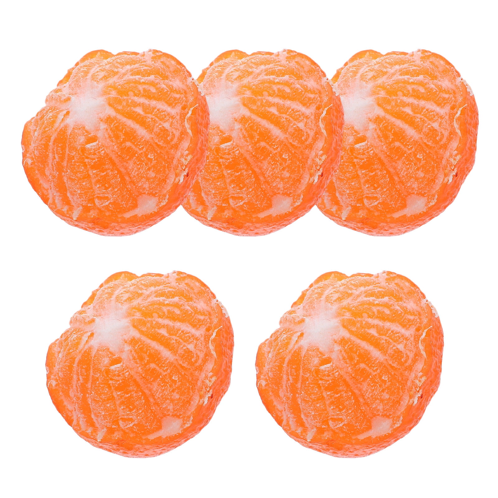 TABLZONE Artificial Oranges Fake Citrus Fruit Prop Orange 5Pcs ...