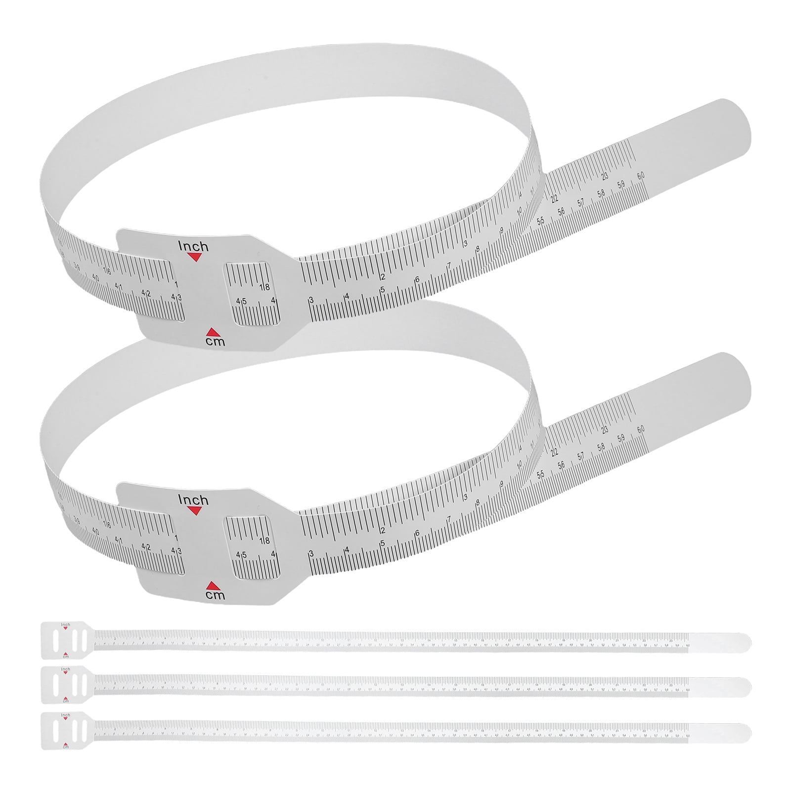 TABLZONE Circumference Measuring Ruler Plastic Multi 5Pcs - Walmart.com