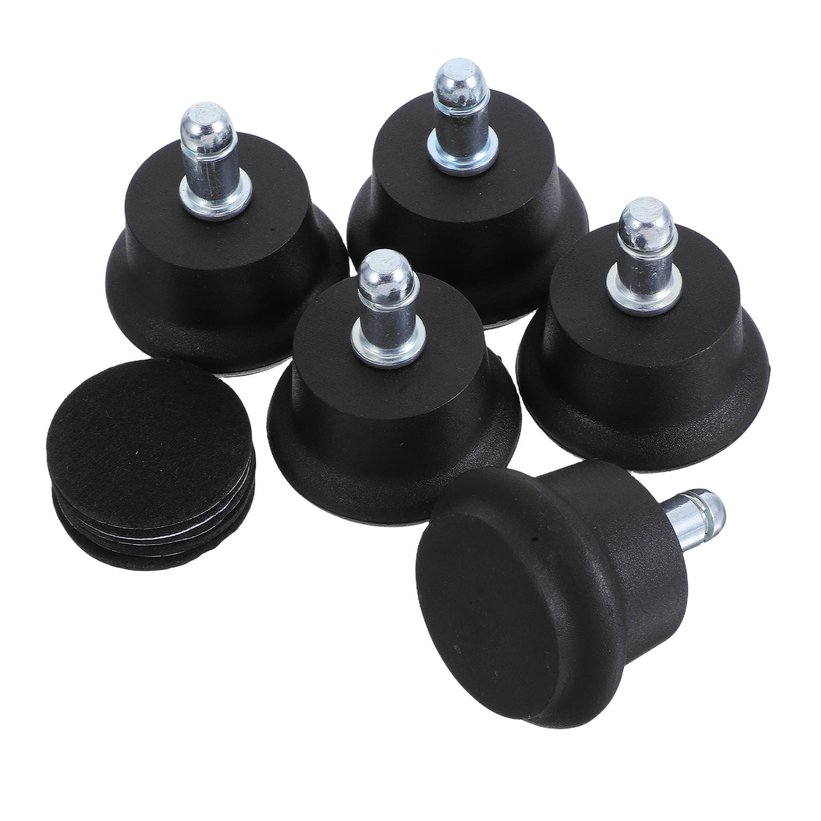 TABLZONE Floor Protective Black Casters for Office Chairs Versatile ...