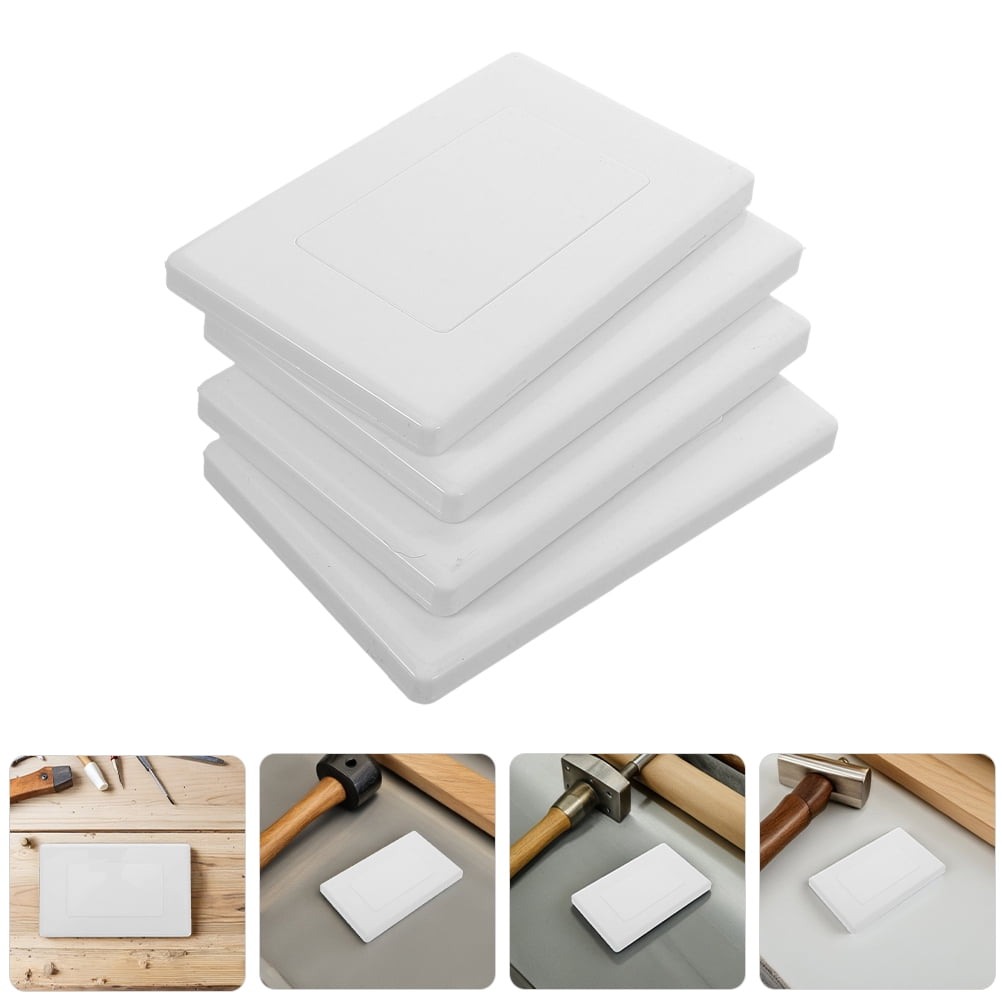 TABLZONE 6 Pack Plastic Electrical Junction Box Covers White for Home ...