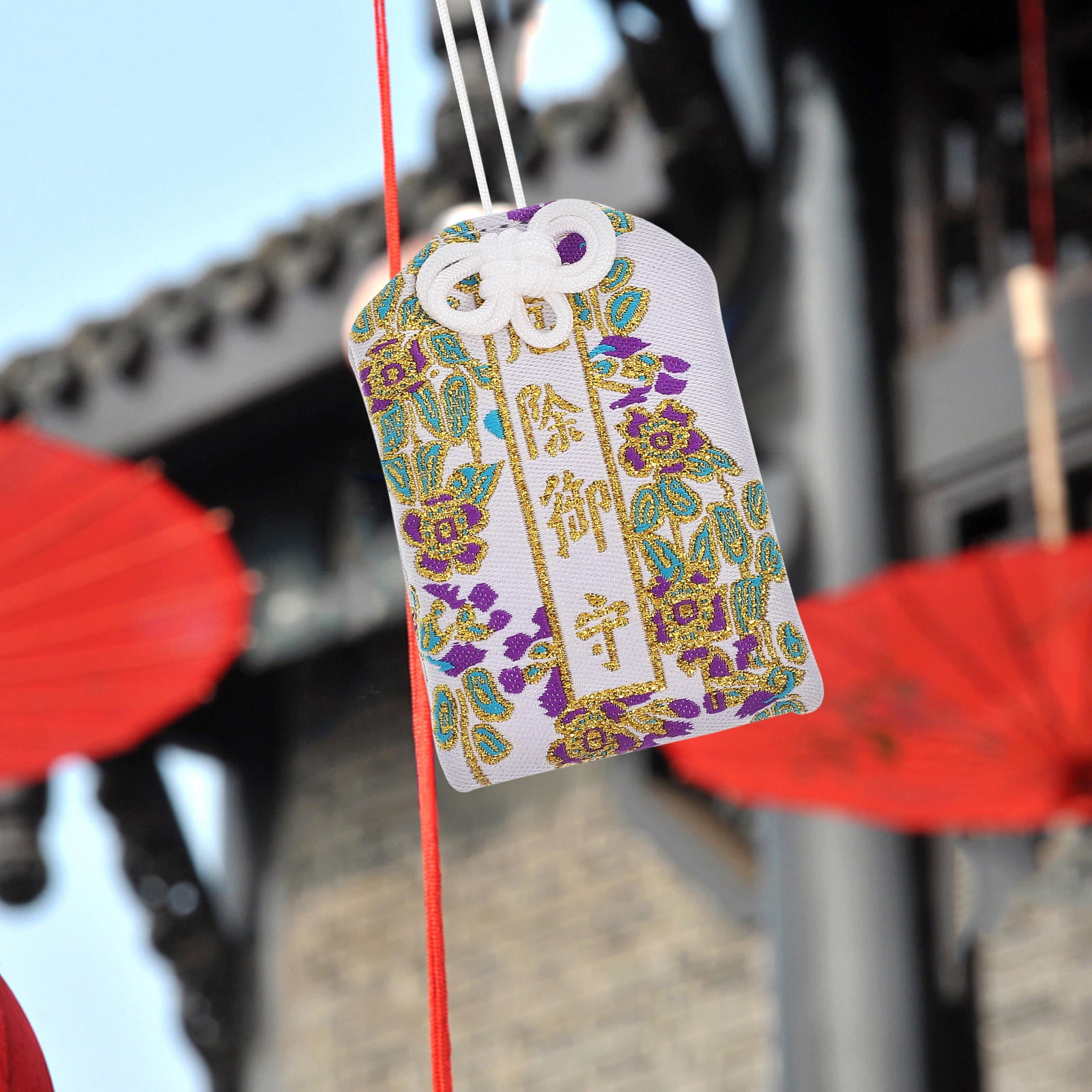 TABLZONE 6Pcs Japanese Omamori Charm Good Luck Fabric Amulet for Car ...