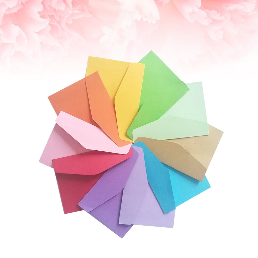 TABLZONE Plain Envelopes Envelope Paper Random Color Family Valentine's ...