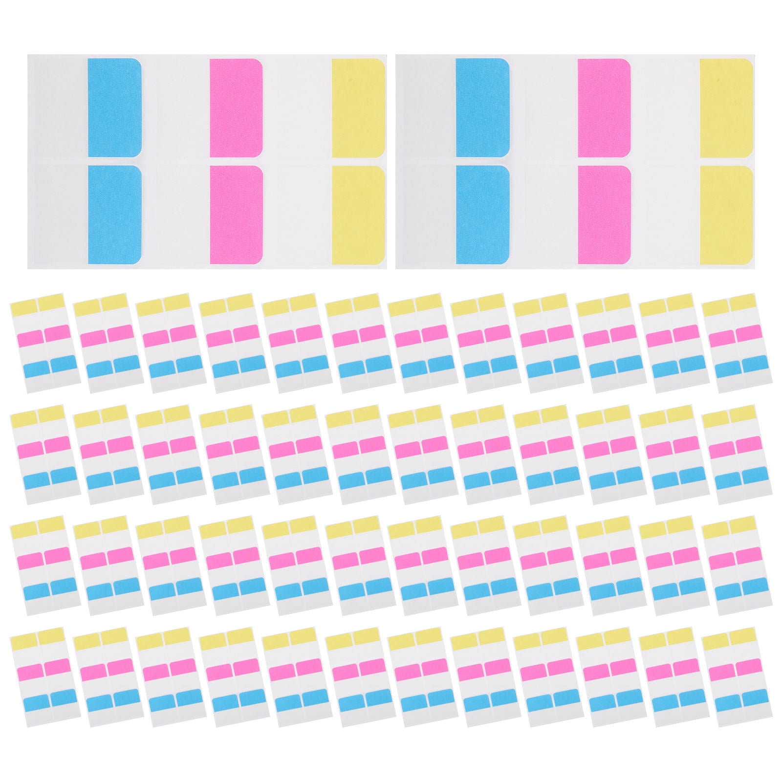 TABLZONE 60Pcs Assorted Color Classification Page Tabs Sticky Page ...