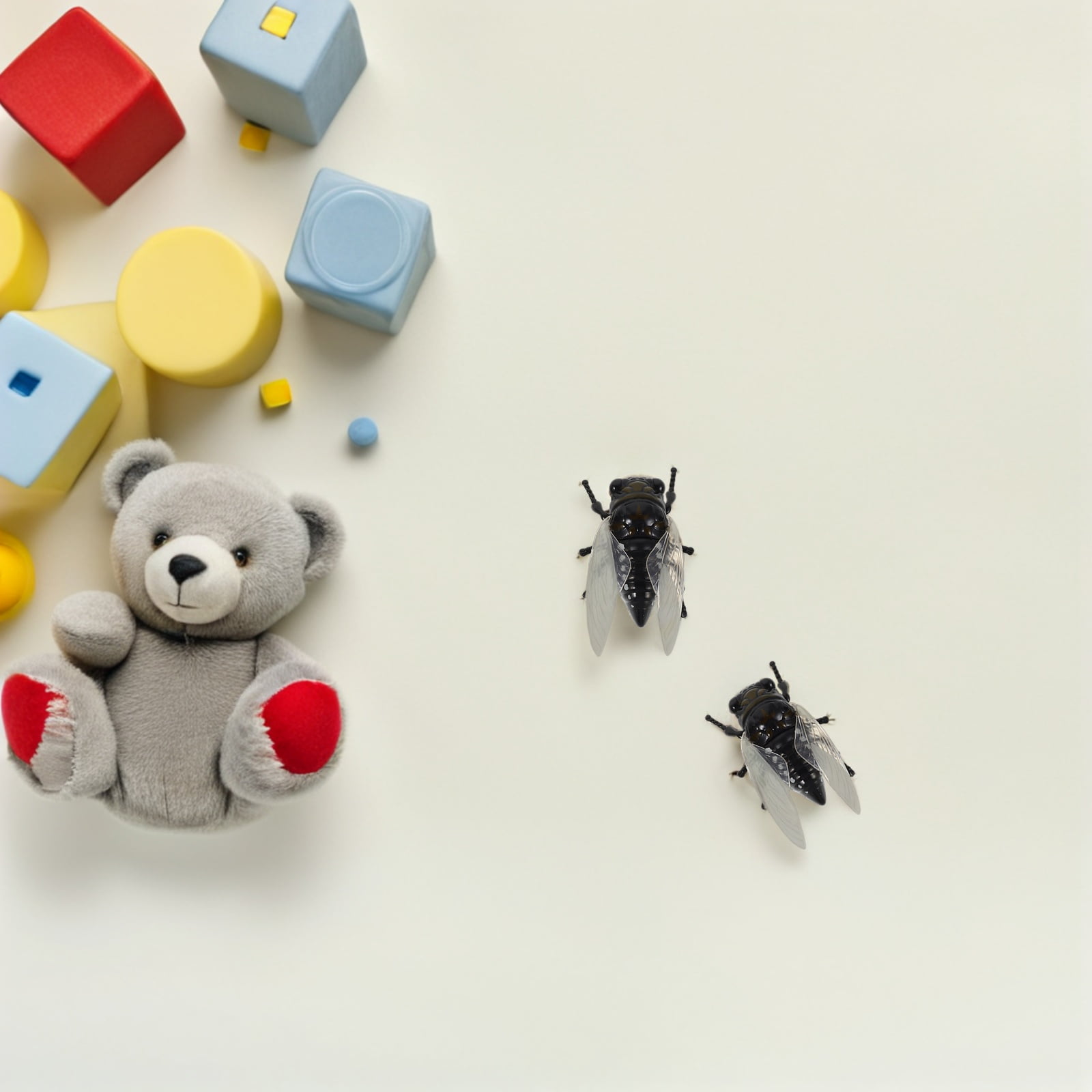 TABLZONE Simulation Cicada Toy Plastic Multi 6Pcs - Walmart.com