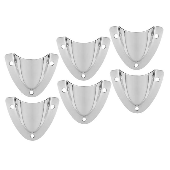 TABLZONE 6Pcs Stainless Steel Cover Silver Marine Wire Cable Vent with ...