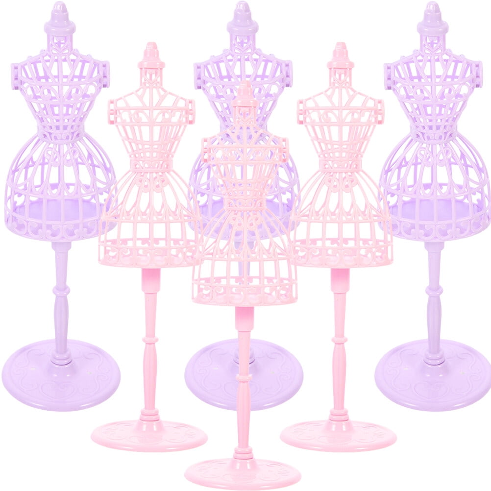 TABLZONE 6pcs Miniature Female Mannequin Doll Dress Display Models For ...