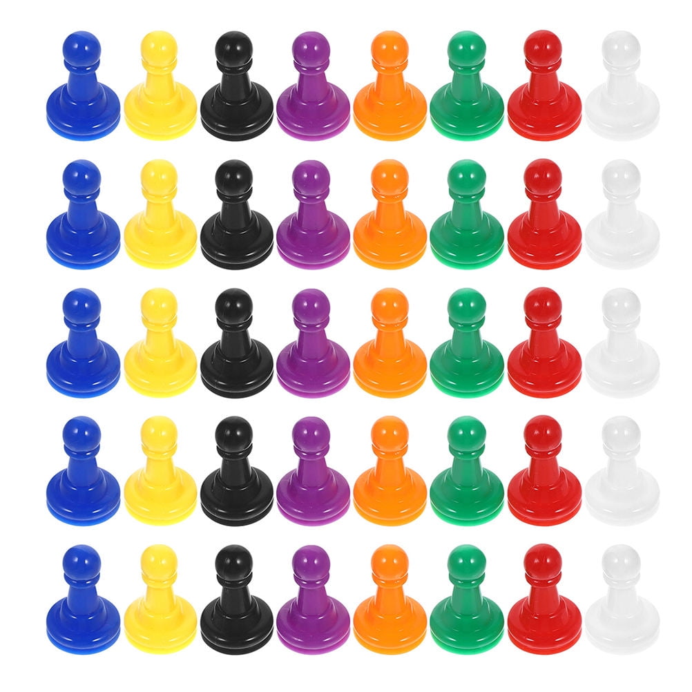TABLZONE 80 Pieces Portable Plastic Game for Board Games, Vibrant ...