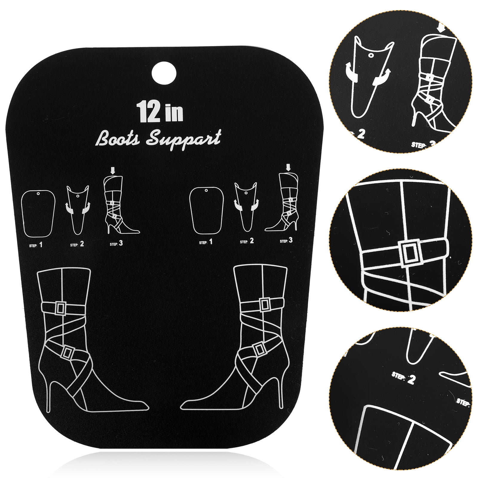 TABLZONE 8Pcs Practical Black Boots Shaping Tool for Over The Knee ...