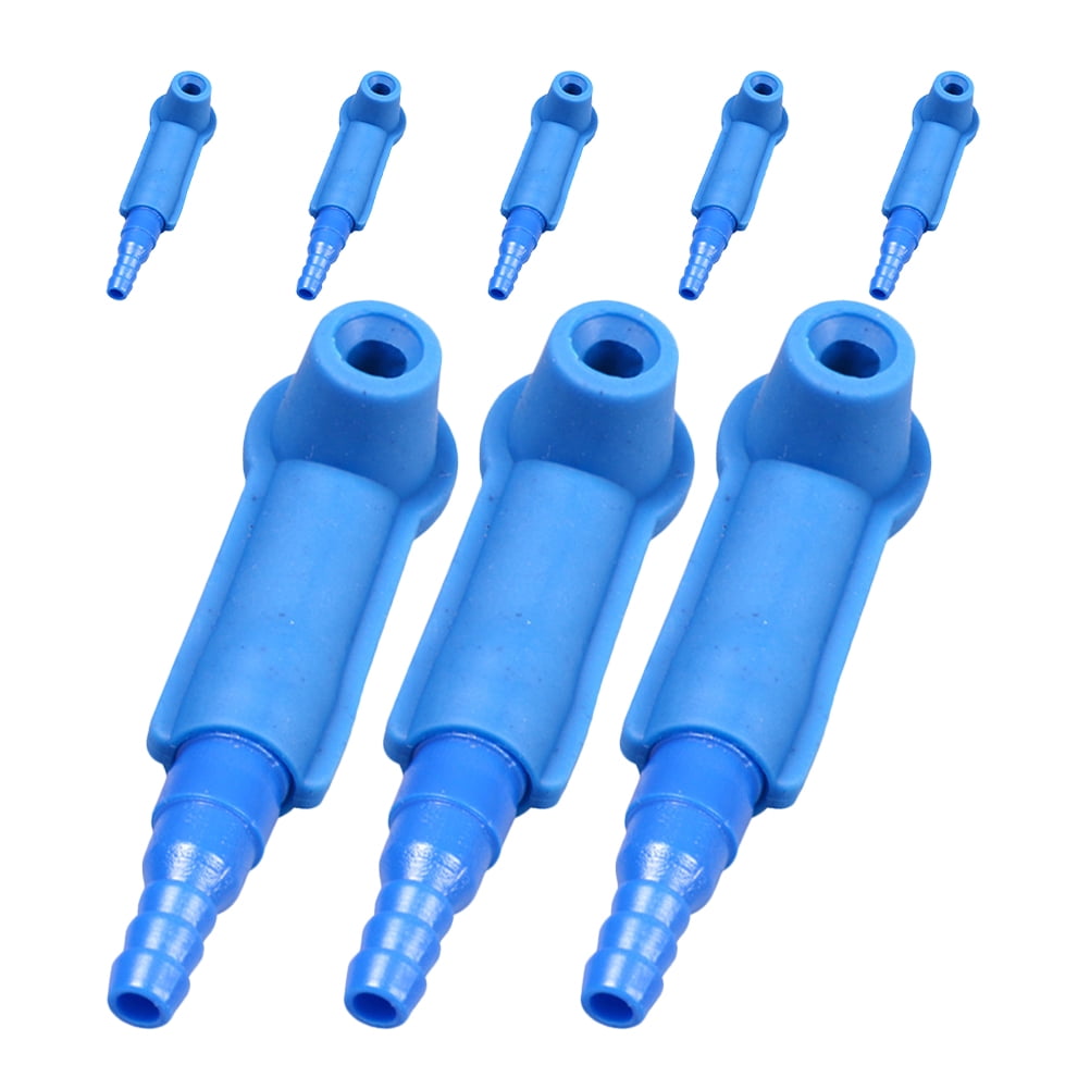 TABLZONE 8Pcs Brake Bleeder Quick Connector Brake Bleeding Adapter Blue ...