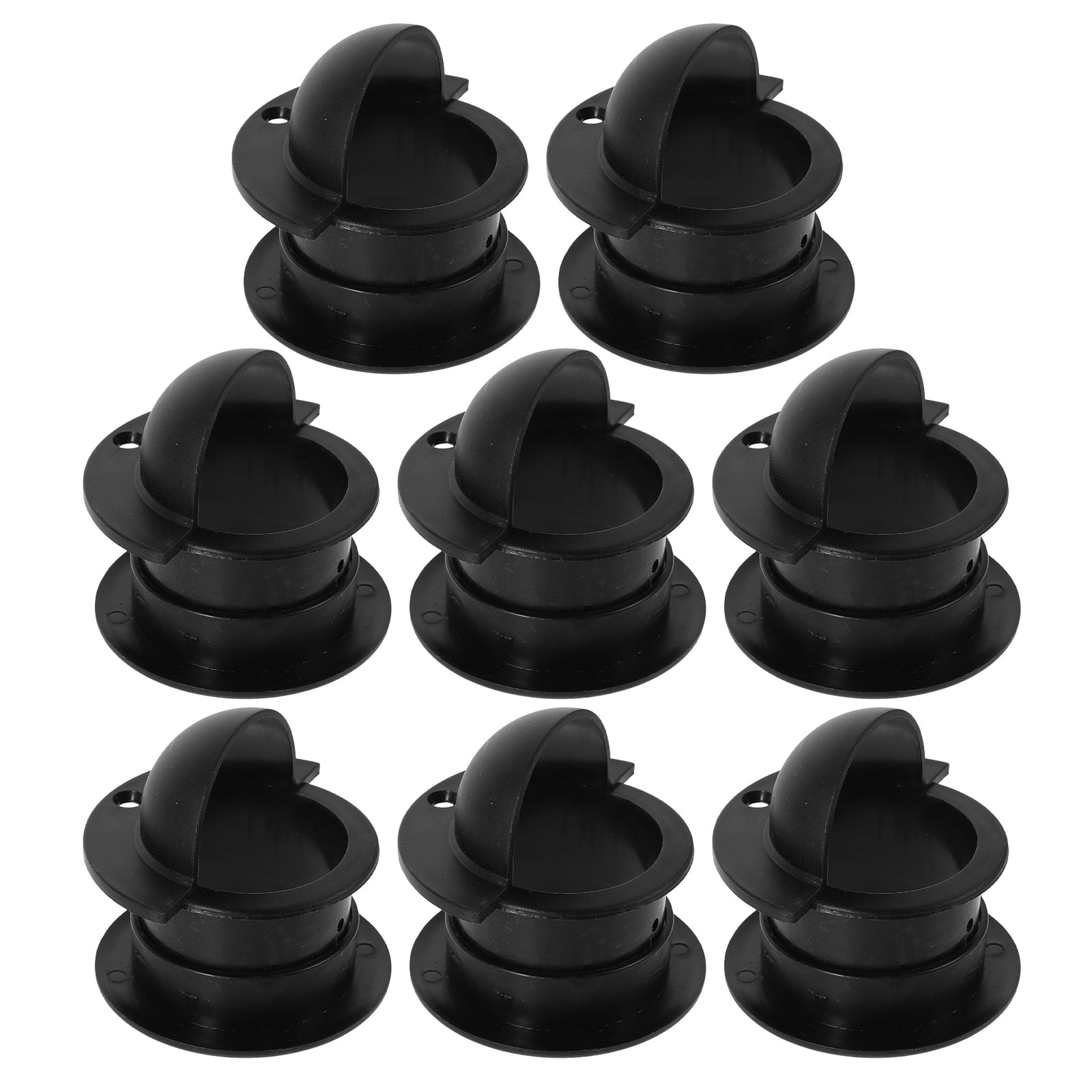 TABLZONE 8Sets Easy Install Black Foosball Table Entry Cup Replacement ...