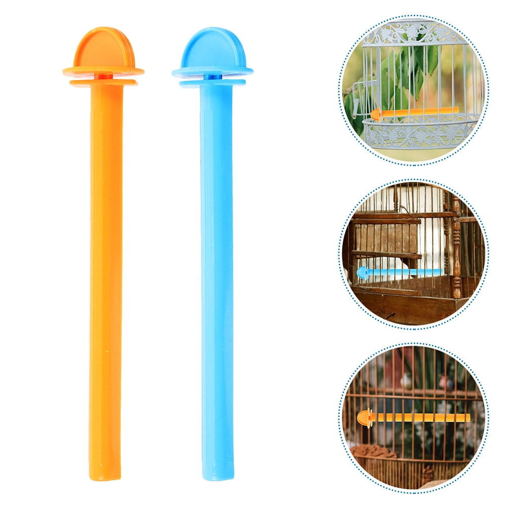 TABLZONE 8pcs Bird Perch Plastic Assorted Color For Finch Perches ...