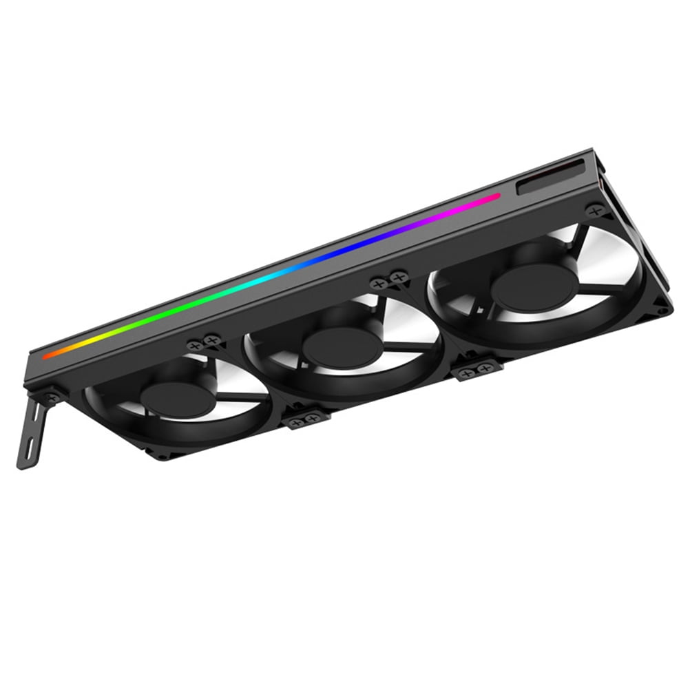 TABLZONE Black ABS ARGB Graphic Card Cooler with Elegant Lighting for ...