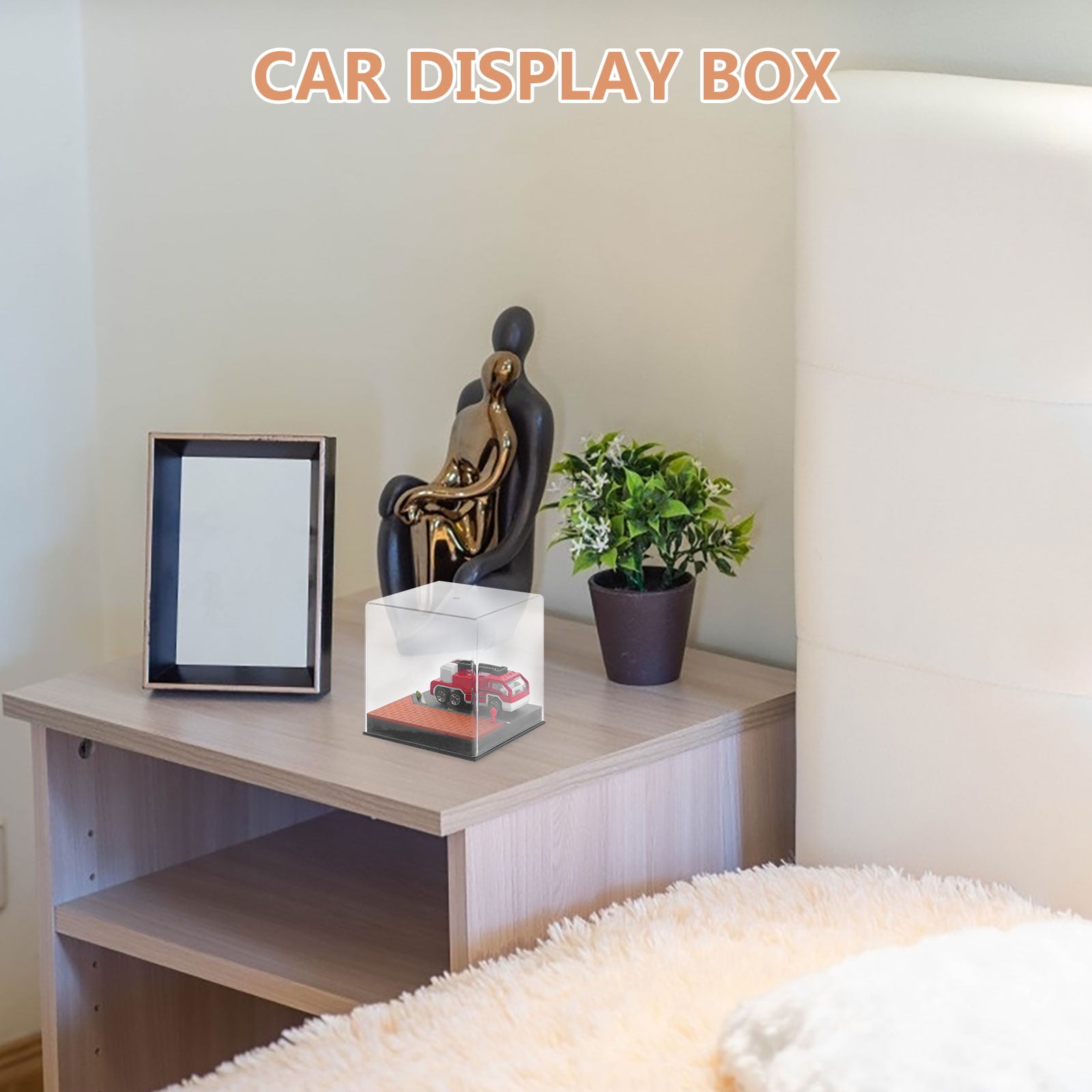 TABLZONE Model Car Display Stand with Acrylic Transparent Case and ...
