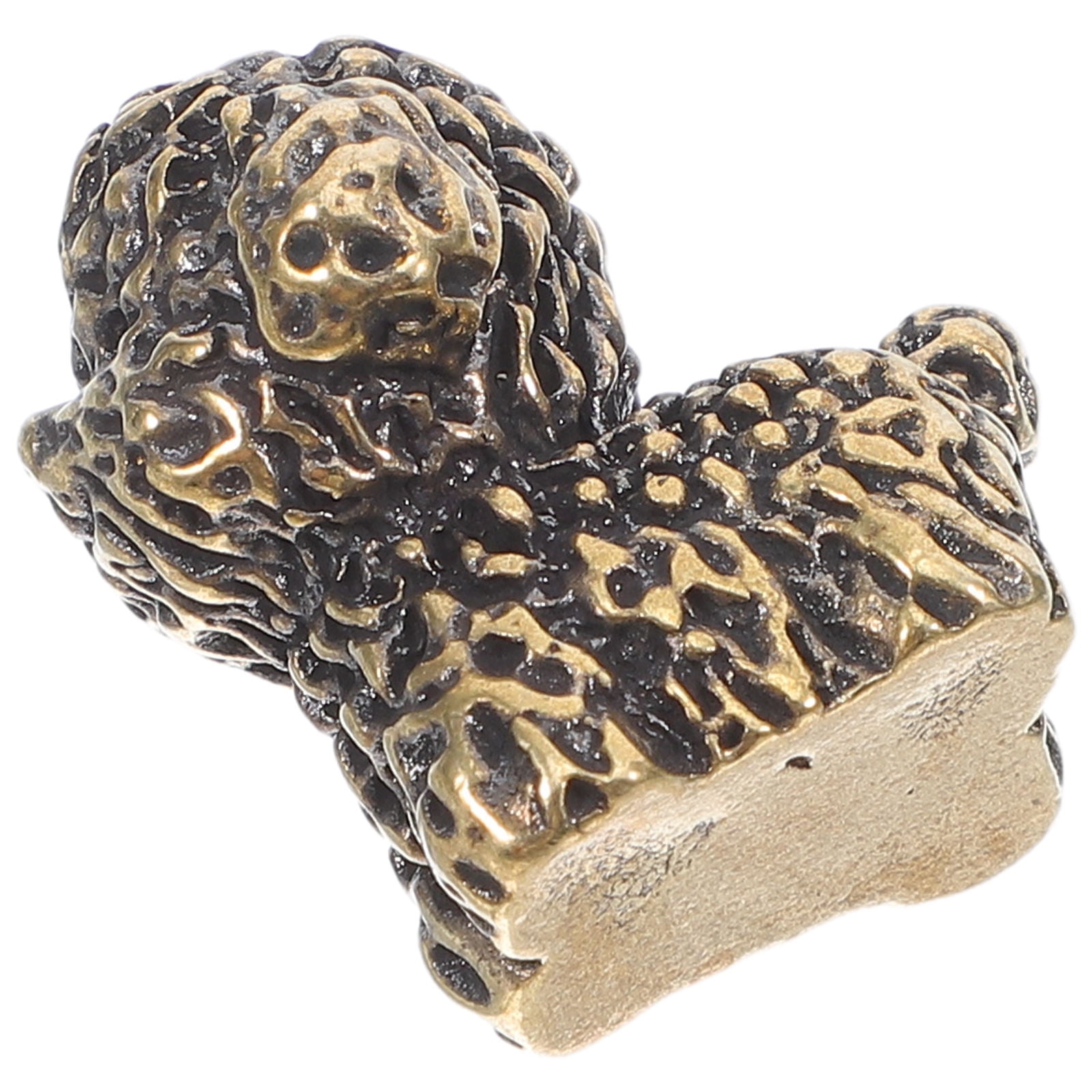 TABLZONE Shui Dog Figurine Golden 1Pcs - Walmart.com