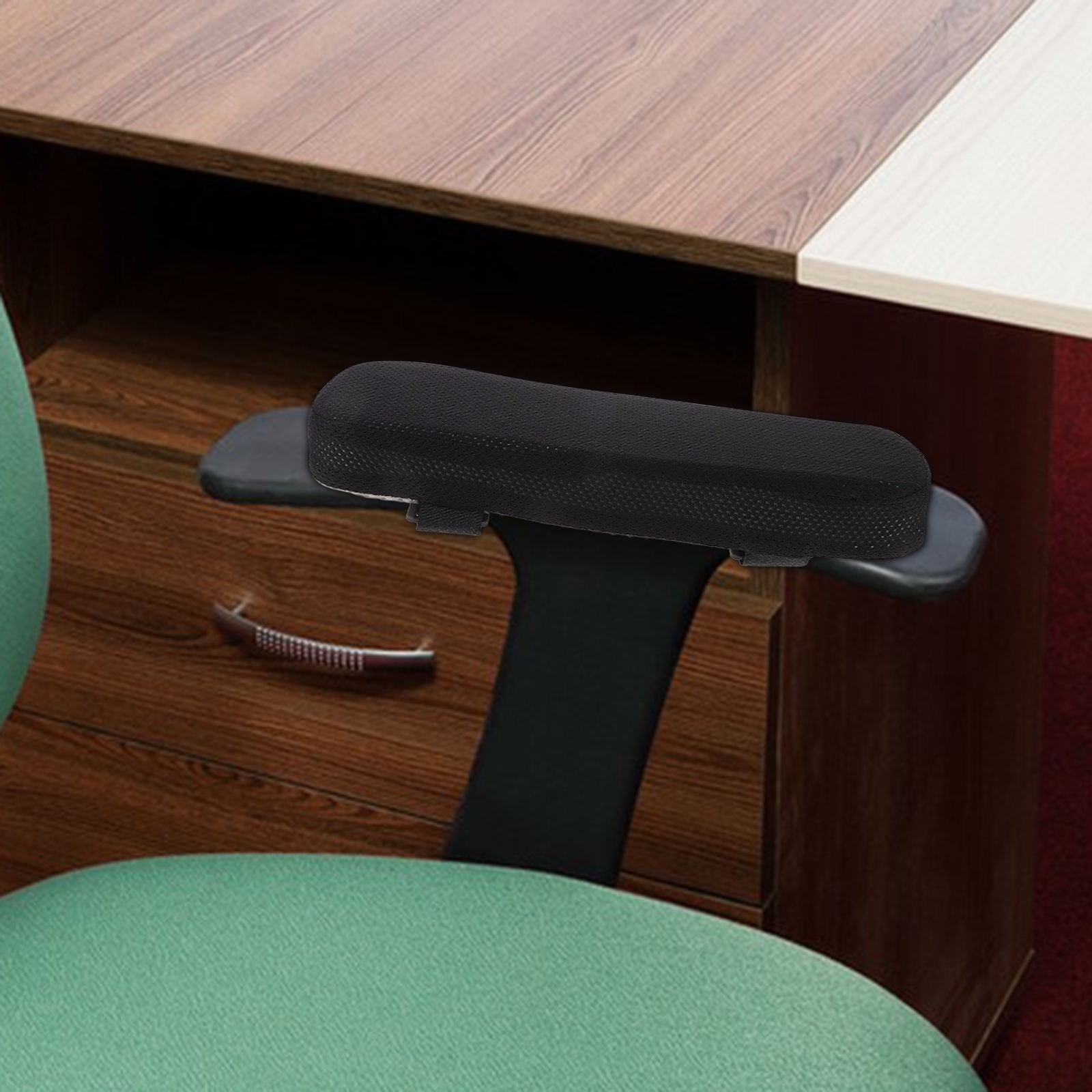 TABLZONE Arm Rest Covers in Black for Office Workers with Easy Cleaning ...