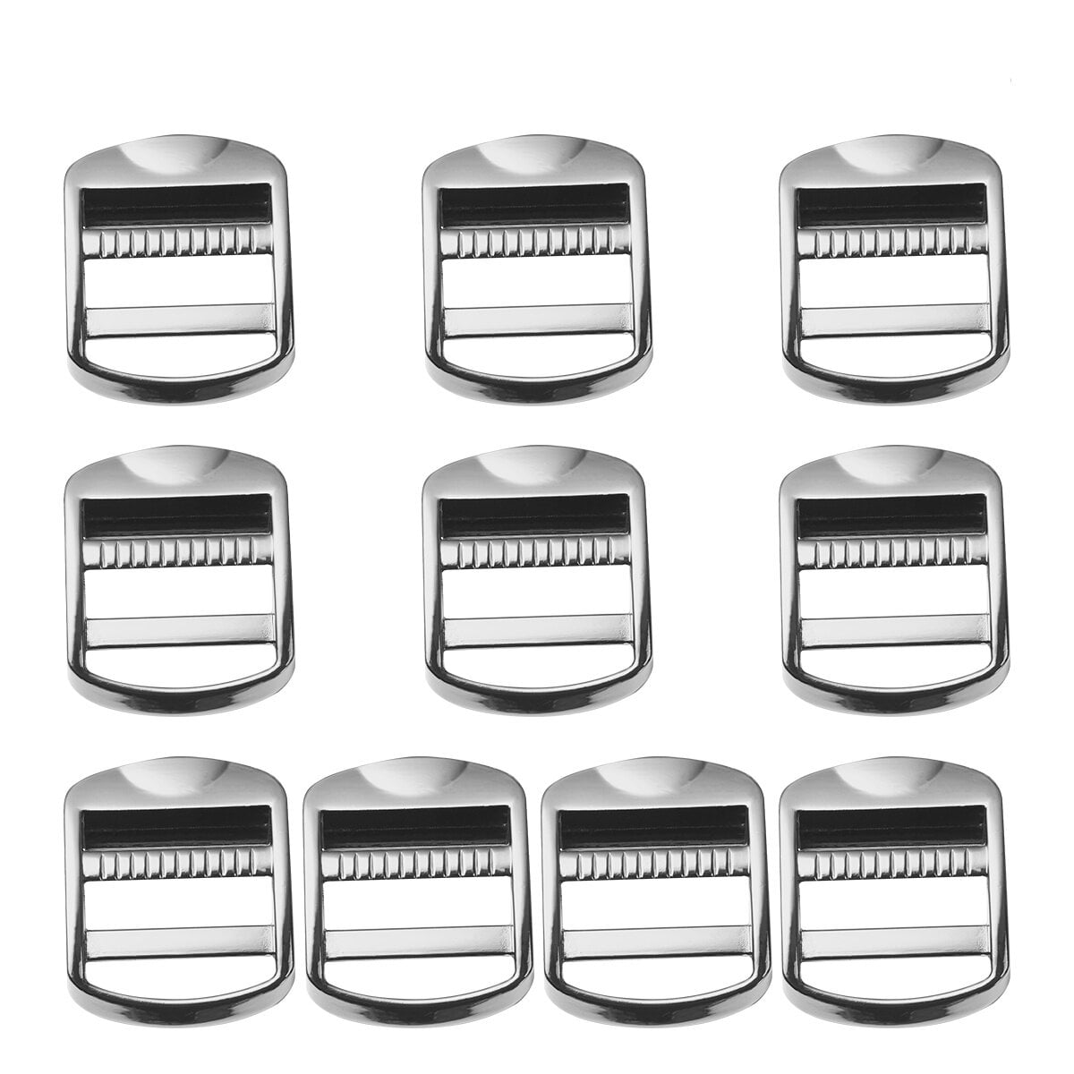 TABLZONE Back to School 10 Pcs Durable Bag Buckle Lock Zinc Alloy Grey ...