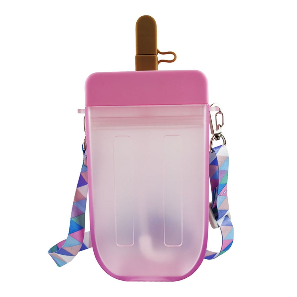 TABLZONE 16 oz Water Bottle Portable Icelolly Shape Beverage Bottle for ...