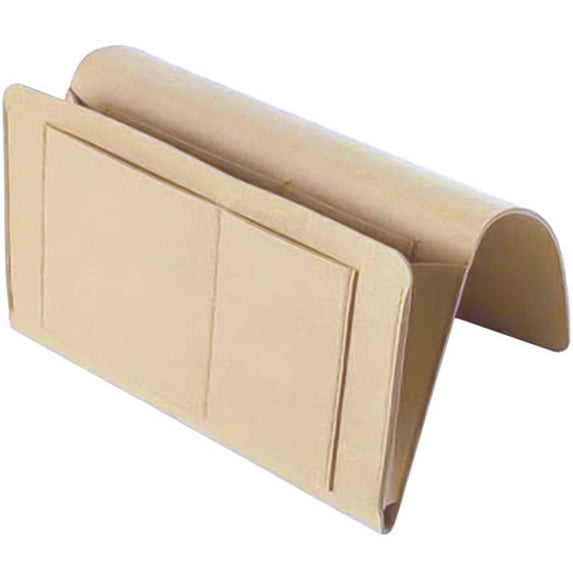TABLZONE Bedside Organizer with Double Pockets, Nonwoven Fabric Storage ...