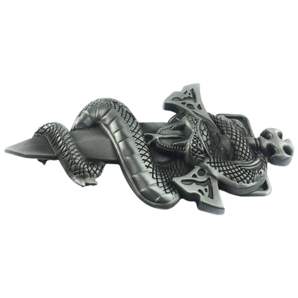 TABLZONE Belt Toggle Buckle Alloy Prong Buckle Belt Grey 1Set Durable ...