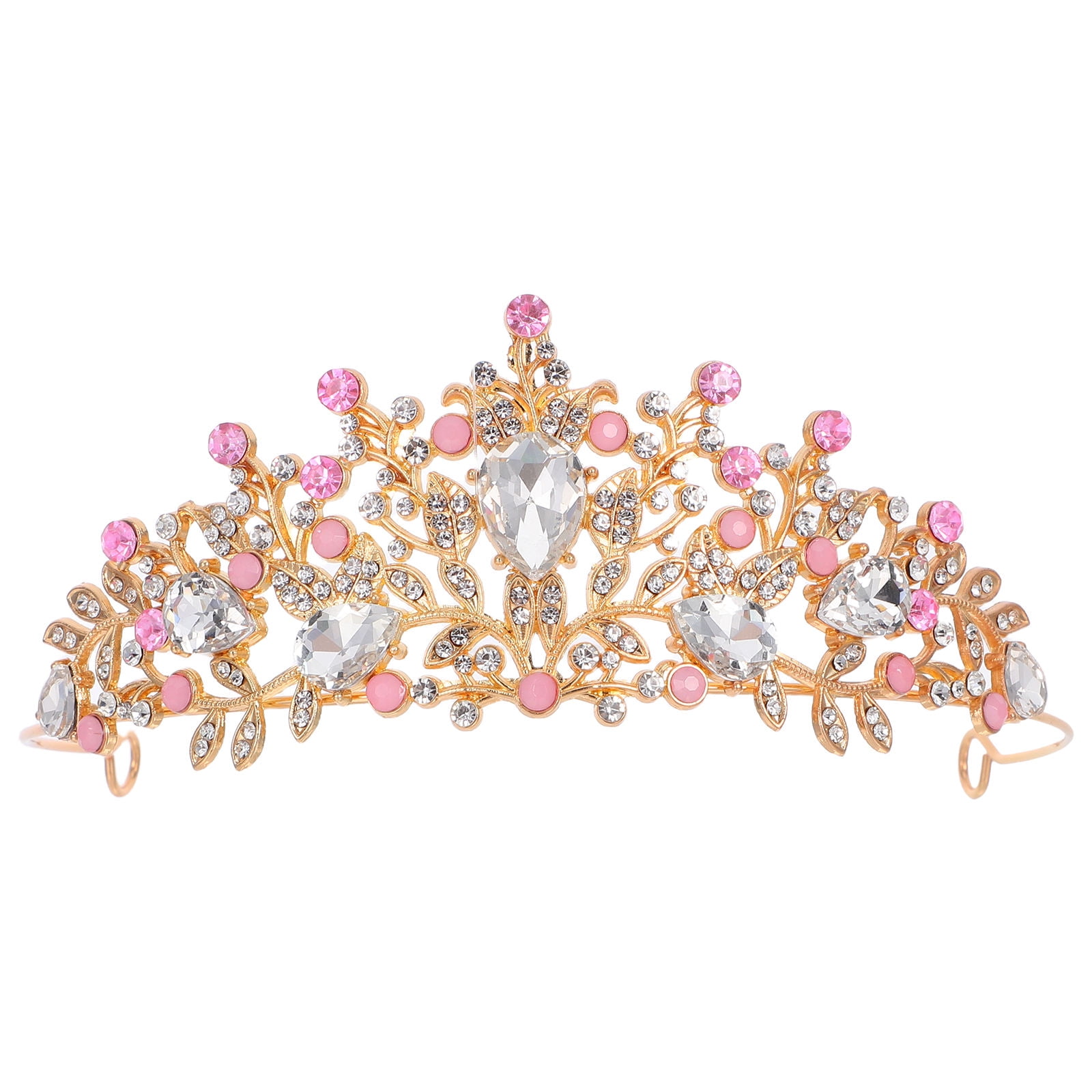 TABLZONE Rhinestone Princess Crown Hair Accessories for Birthday and ...