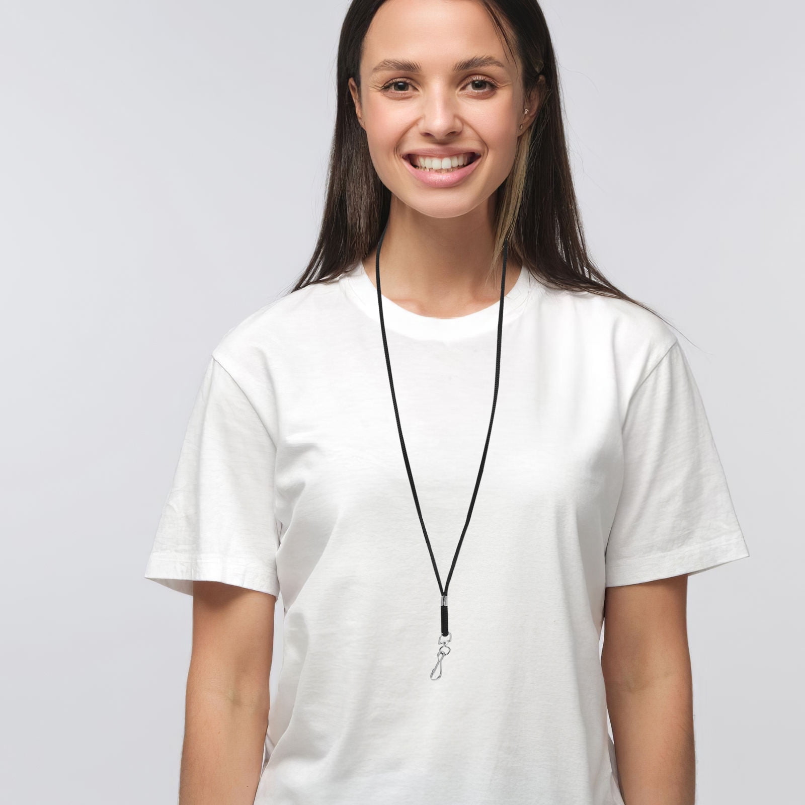 TABLZONE Black Badge Holder Lanyard with Quick Release Buckle, Durable ...