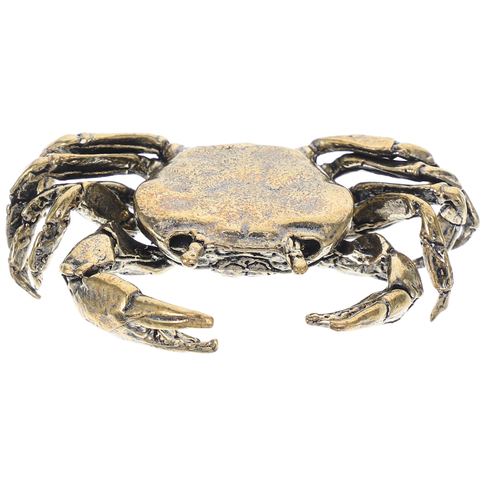 TABLZONE Crab Figurine Desktop Decorative Statues Golden 1Set - Walmart.com