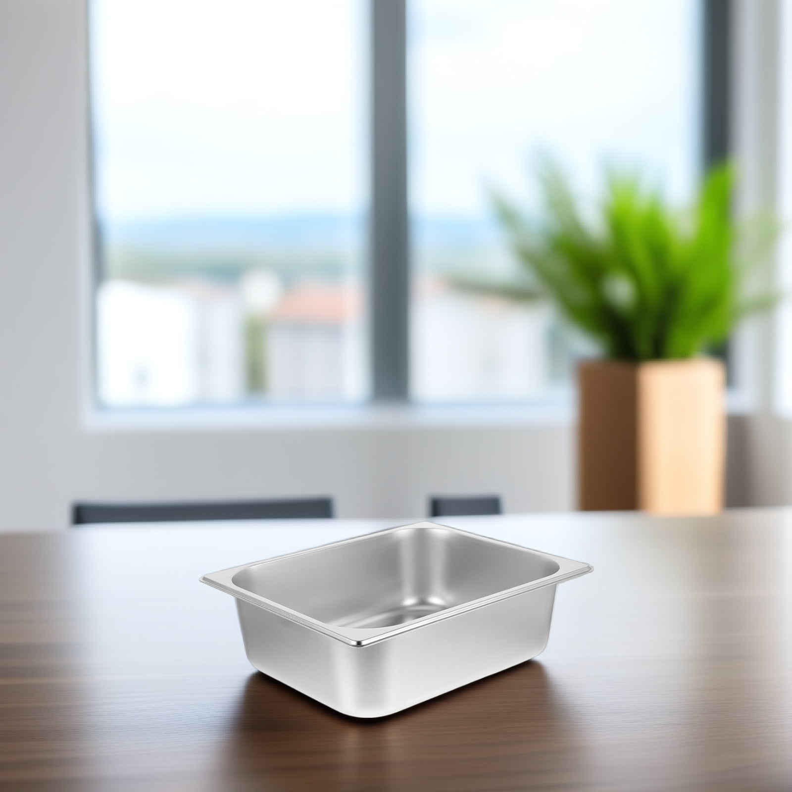 TABLZONE Stainless Steel Buffet Pan Large Capacity Catering Serving Pot ...