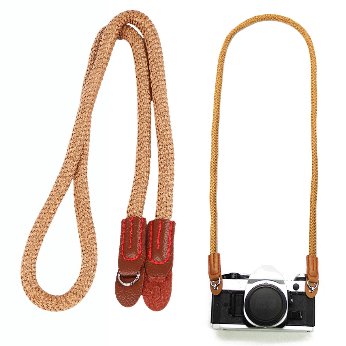 TABLZONE Camera Strap Camera Wrist Strap Apricot for Outdoor Use 1PC ...