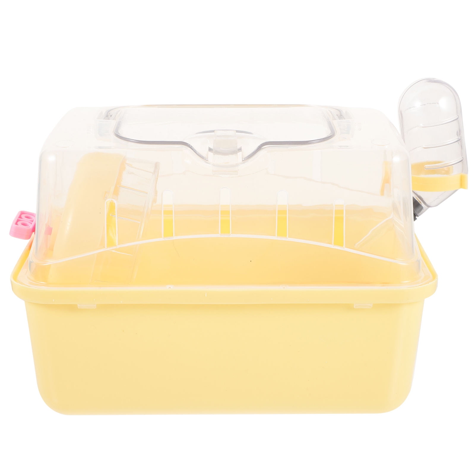 TABLZONE Small Pet Carrier Cage for Hamsters, Yellow ABS Plastic ...