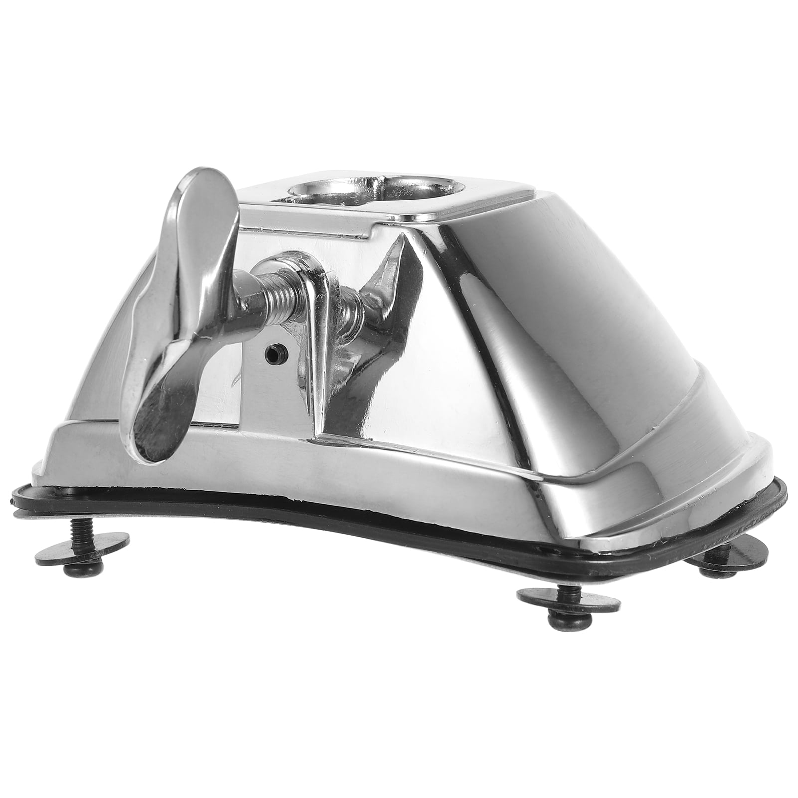 TABLZONE Compact Drum Clamp Floor Tom Leg Bracket Iron Silver 1 Set For ...